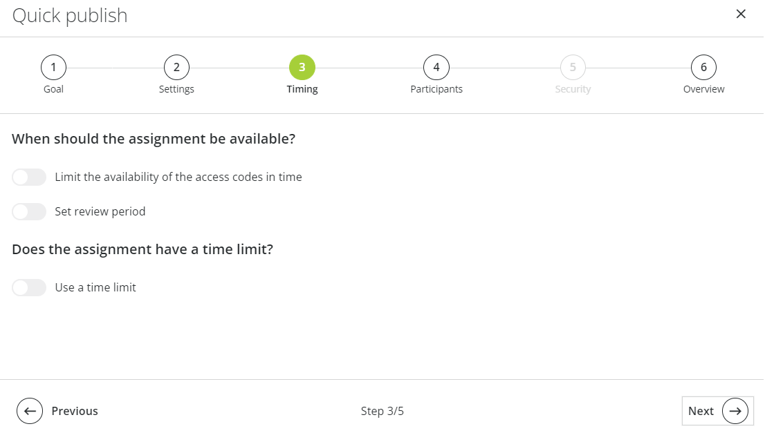 Quick Publish – Televic Education