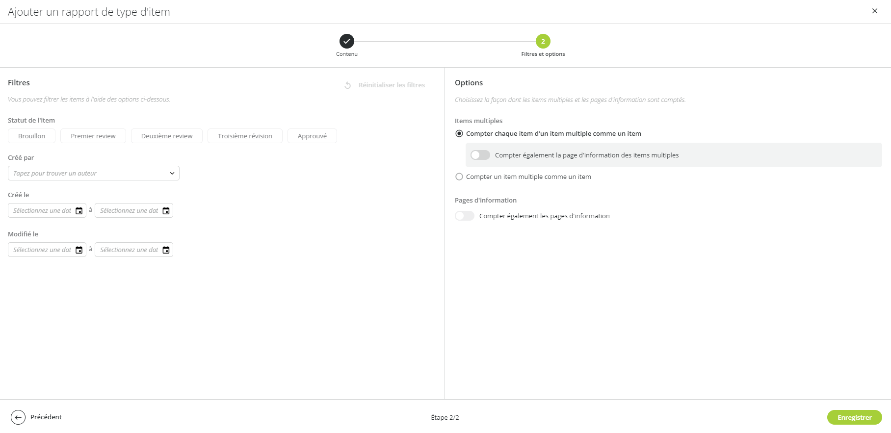 Développement des items – Televic Education