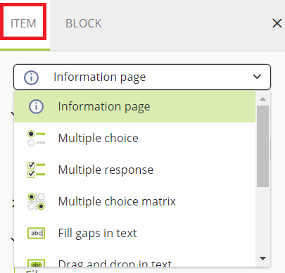 Multiple choice – Televic Education