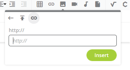 Adding a media or other file to an item – Televic Education