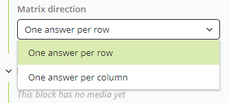 Multiple choice matrix – Televic Education