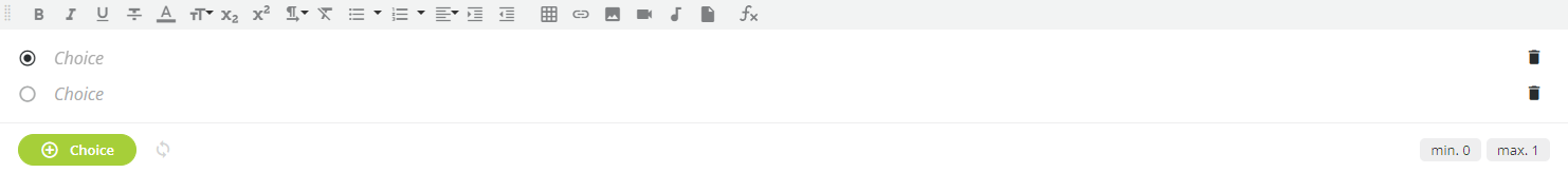 Multiple choice – Televic Education