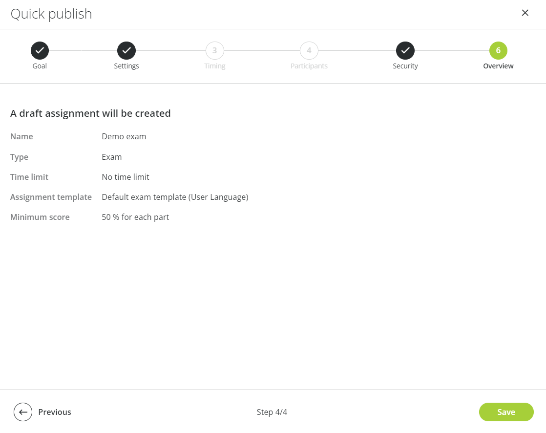 3. Creating an assignment – Televic Education