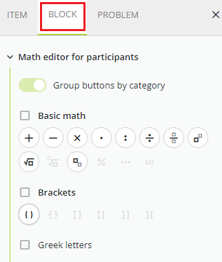 Math entry – Televic Education