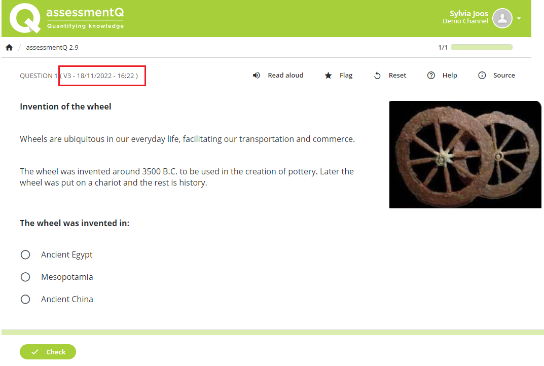 Viewing and restoring item versions – Televic Education