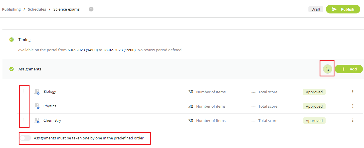 Release notes assessmentQ 2.10 – Televic Education