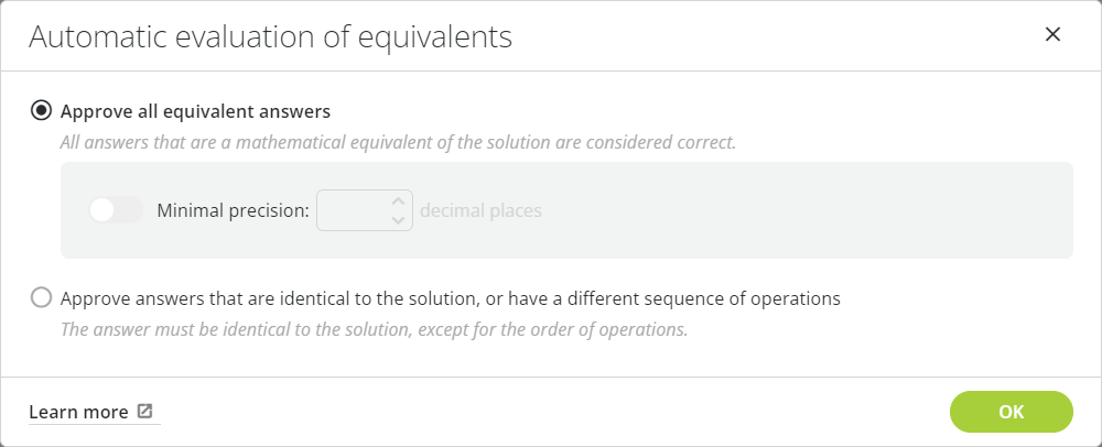 Math entry – Televic Education